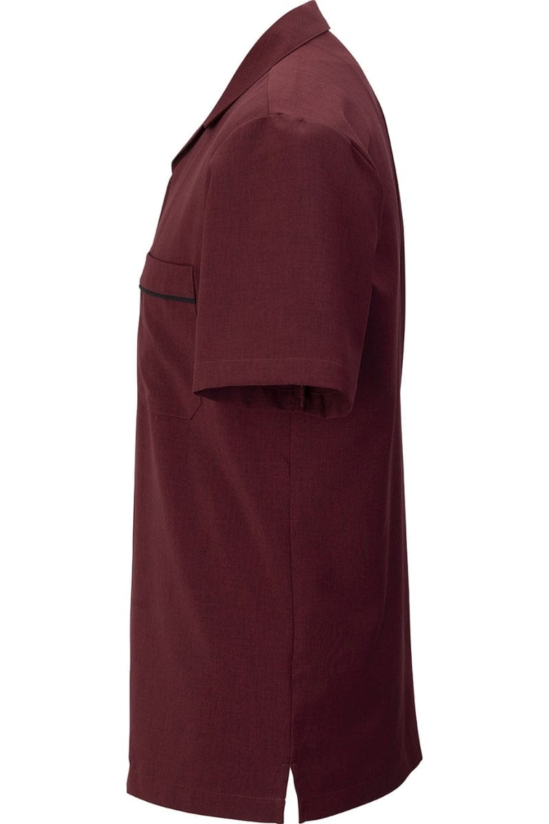 Men's Burgundy Flex Pinnacle Service Shirt – HousekeepingUniforms.com