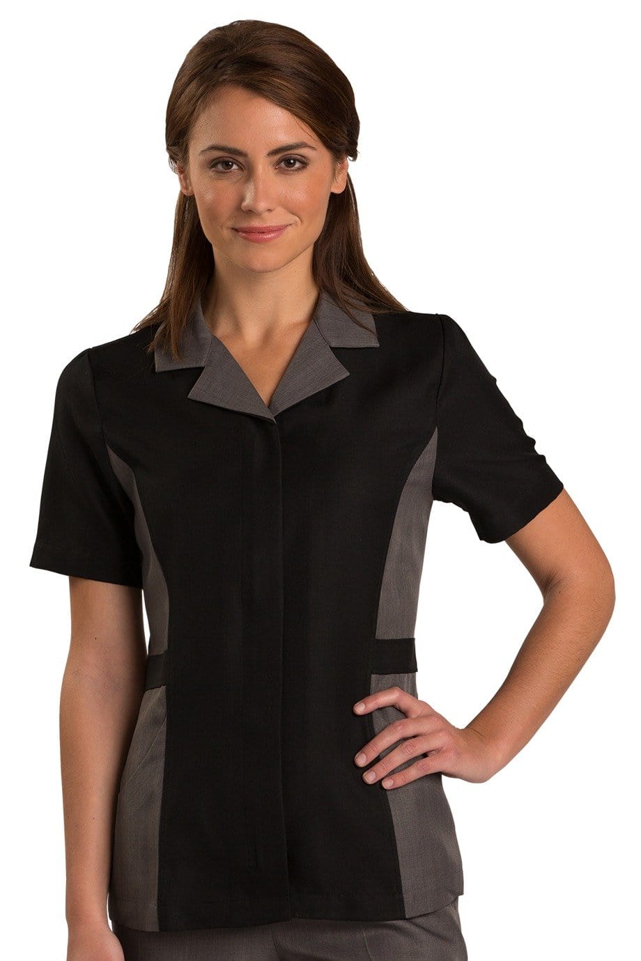 Women's Black Premier Housekeeping Tunic – HousekeepingUniforms.com